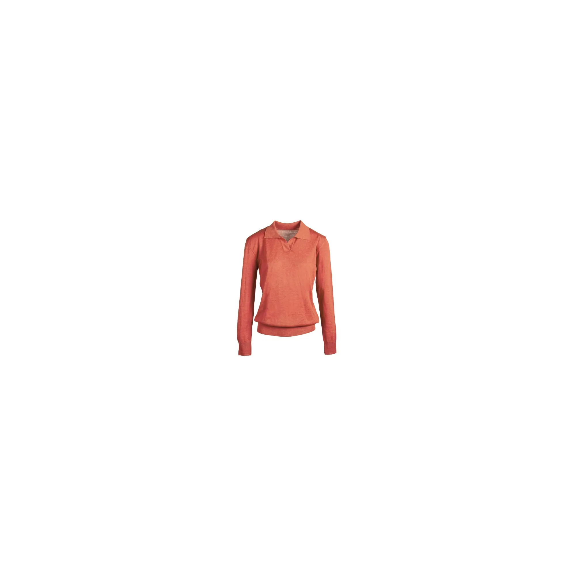 Pull-polo Mérinos