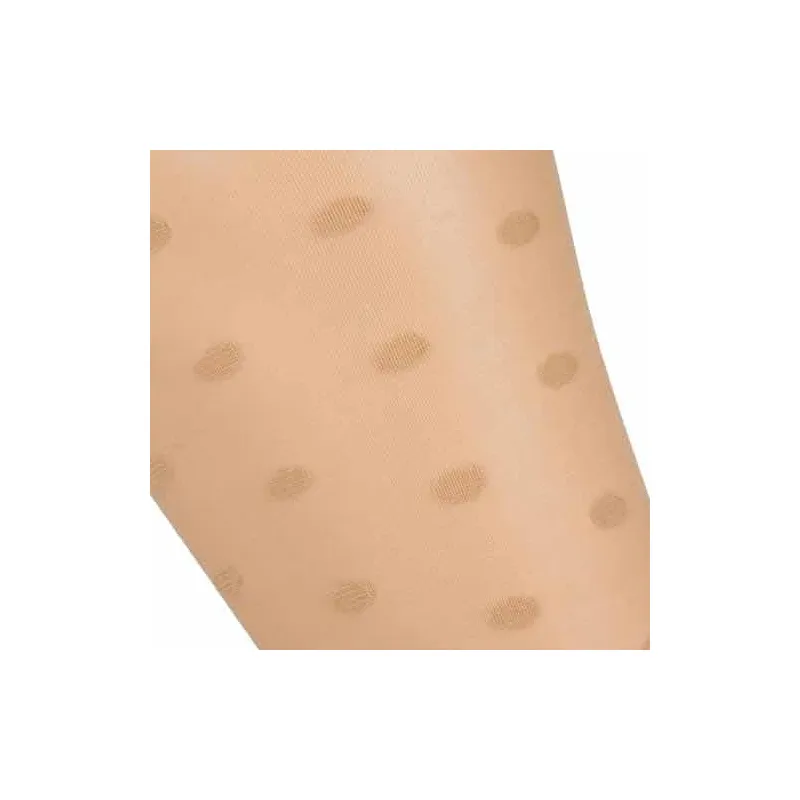 Mi-bas de compression beige - les 3 paires