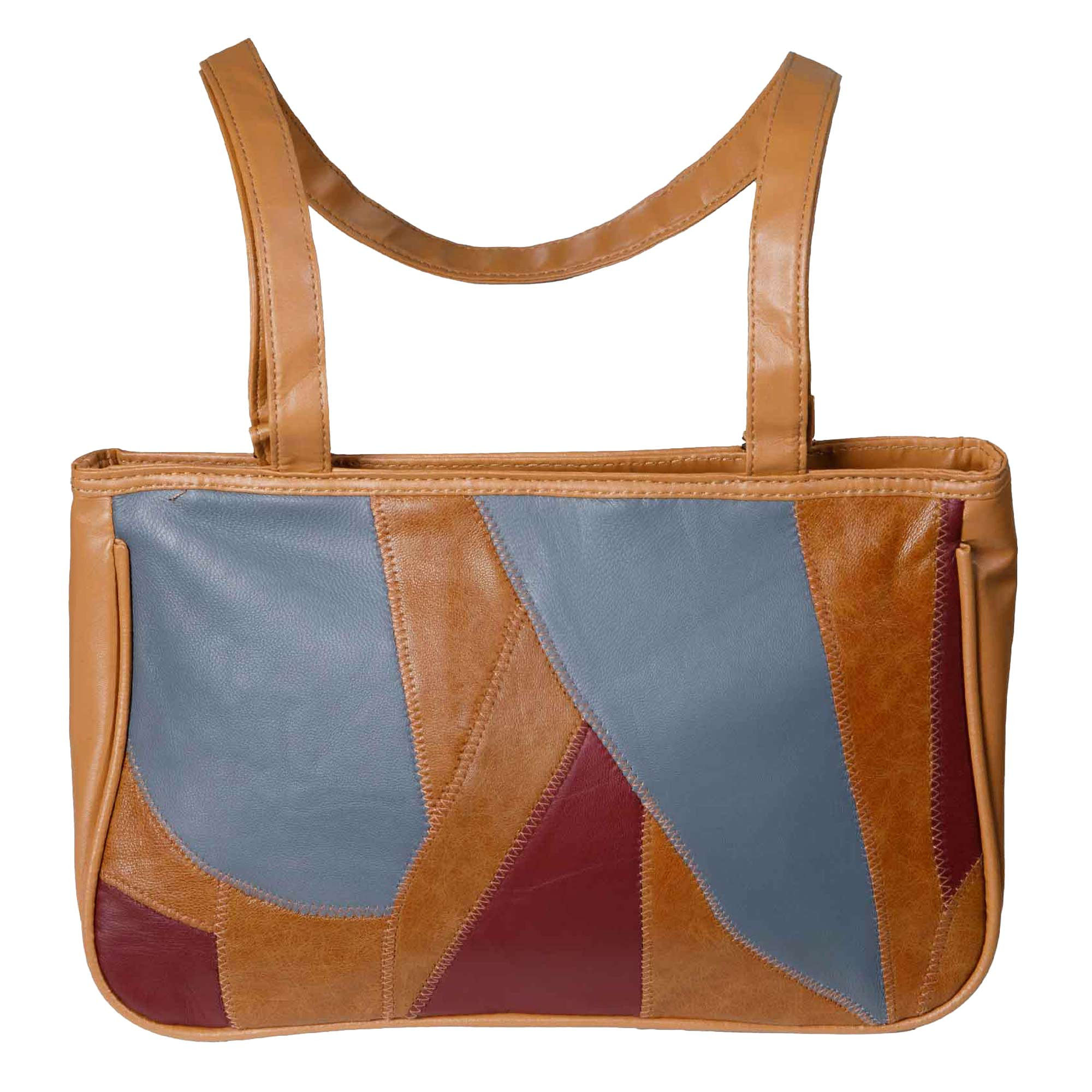 Sac patchwork cuir trio