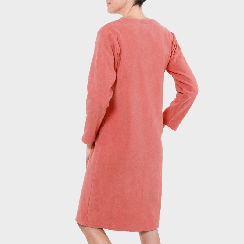 Robe de chambre corail