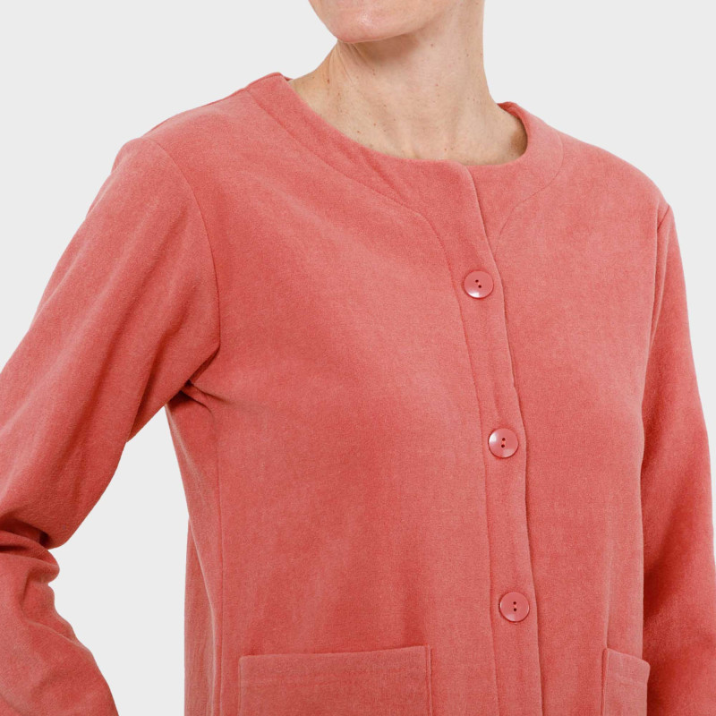 Robe de chambre corail