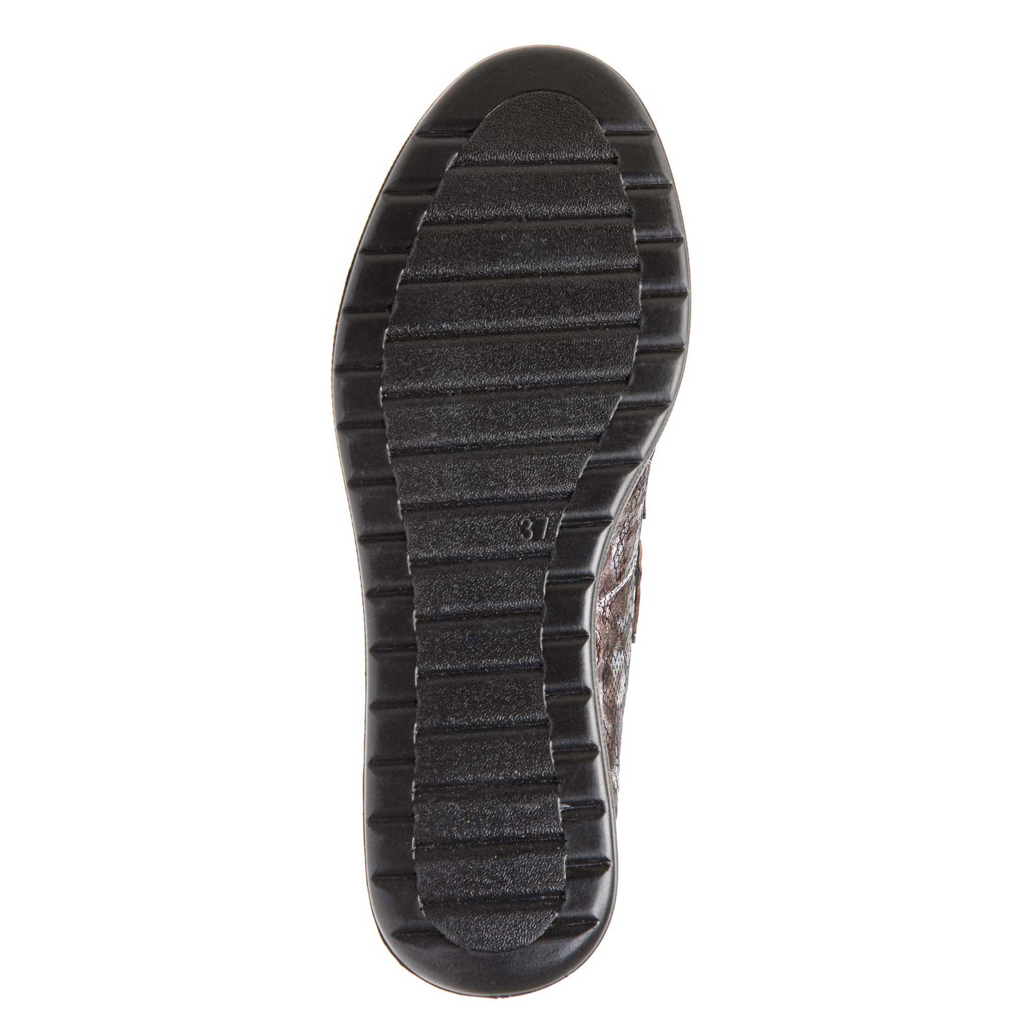 Chaussures scratch cuir irisé